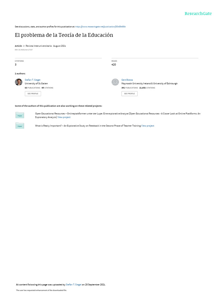 Biesta Entrevista | PDF