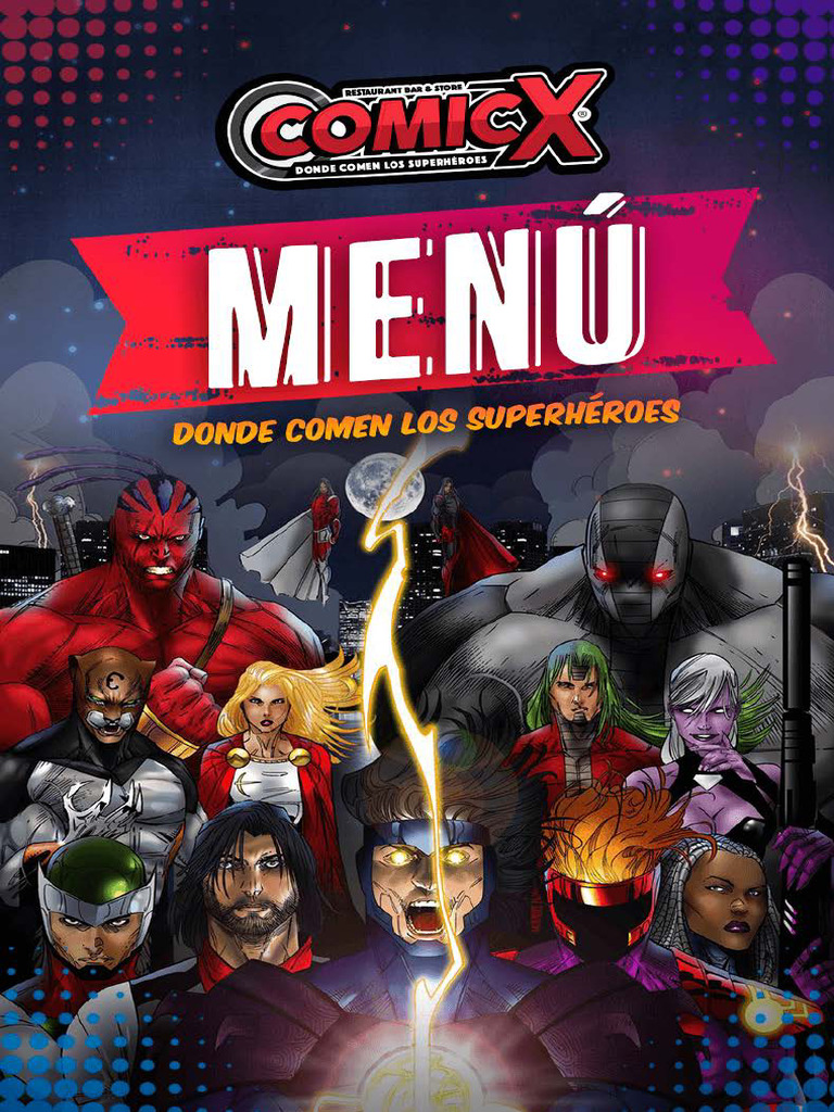 Menu Comicx ZACATECAS | PDF
