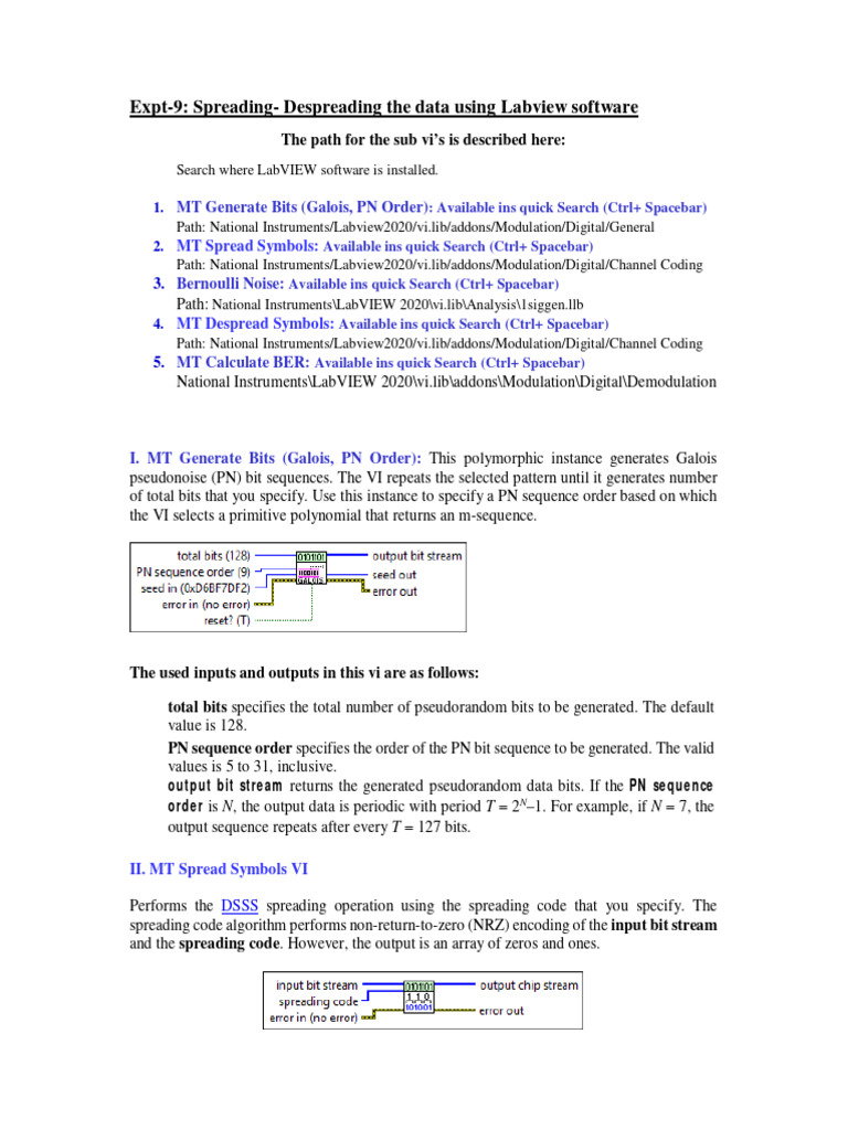 Expt 9 Blocks Description | PDF