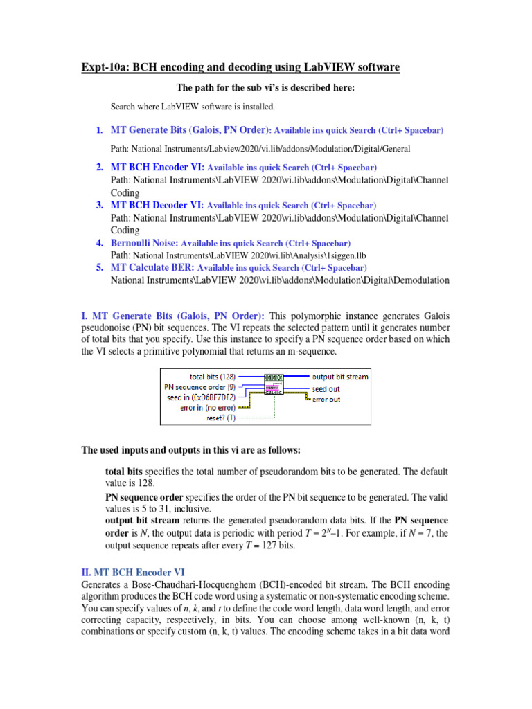 Expt 10 Blocks Description | PDF | Low Density Parity Check Code | Telecommunications