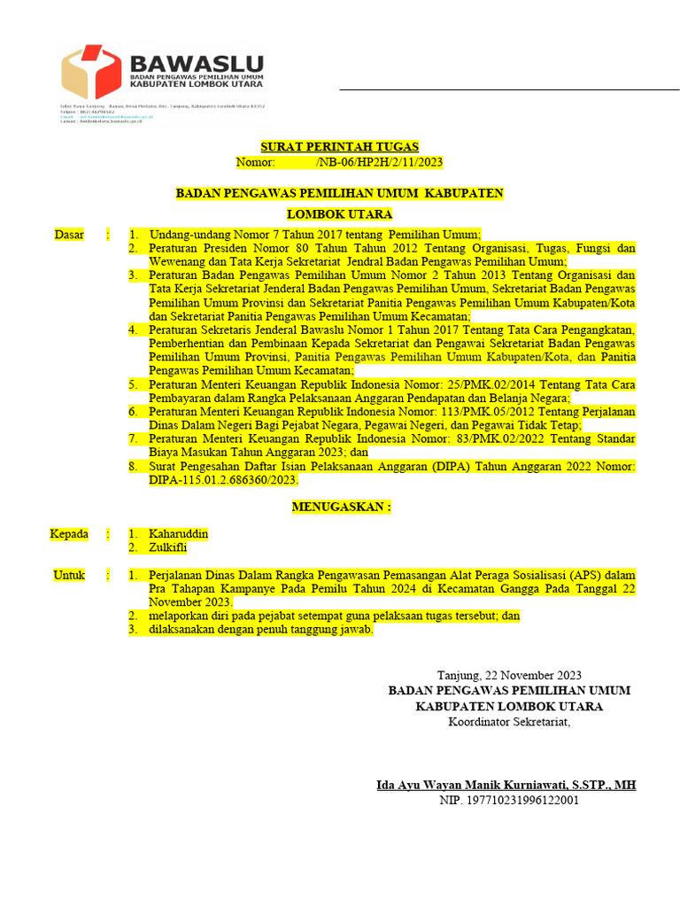 SPT Dan SPD GANGGA Tup Awal 2024 | PDF