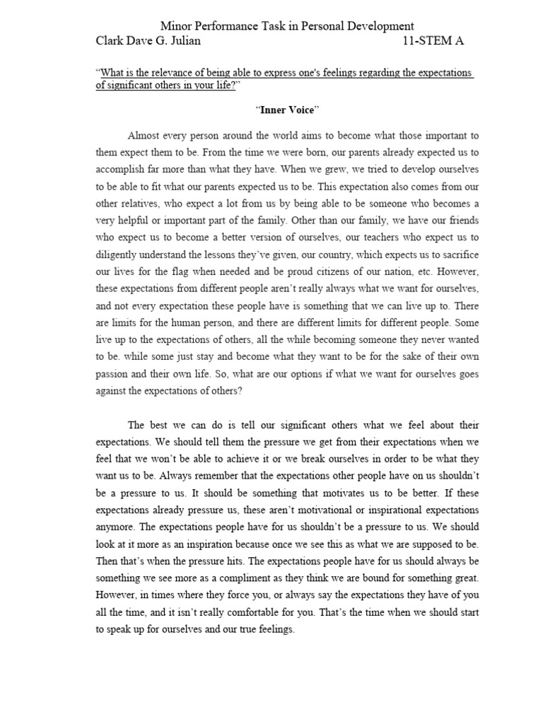 Inner Voice | PDF | Thought | Psychological Concepts