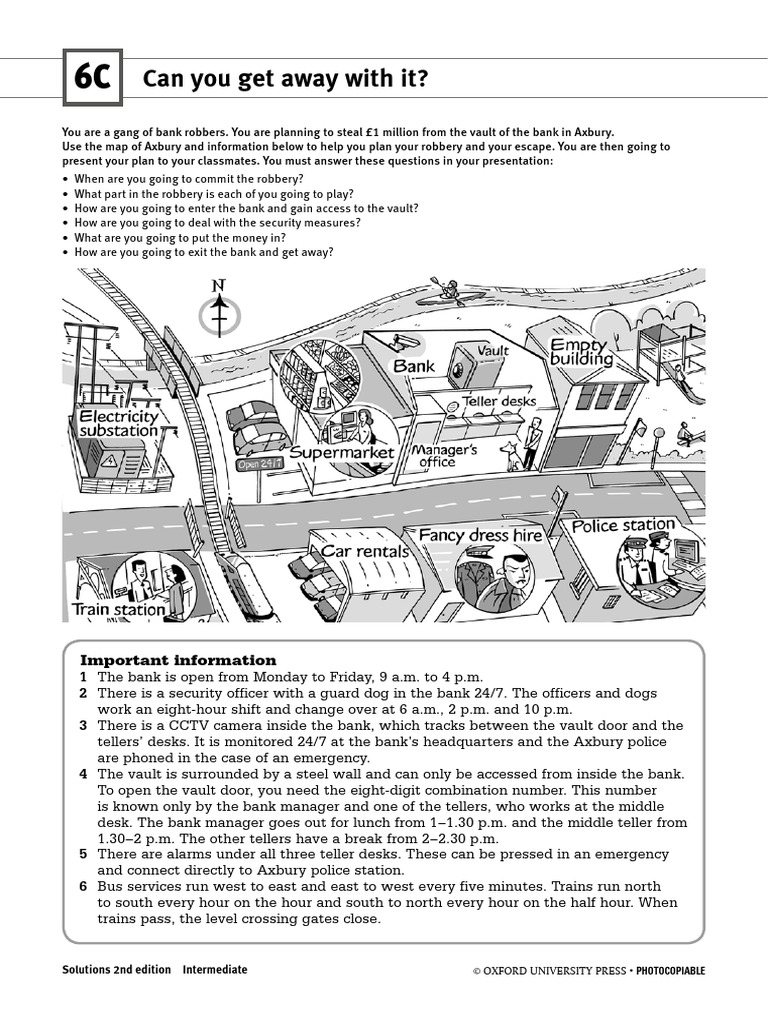 Planning A Bank Robbery | PDF