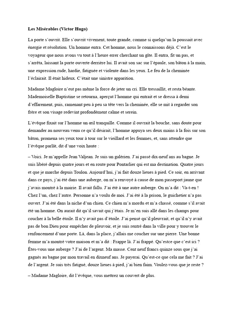 Les Misérables | PDF