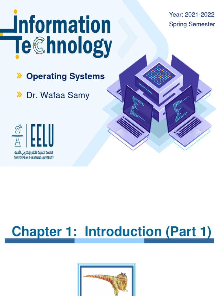 1-ch1 Part1 | PDF | Operating System | Kernel (Operating System)