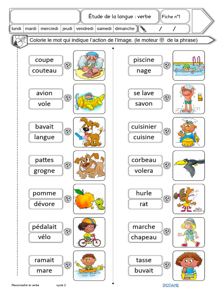Verbe Exercices | PDF
