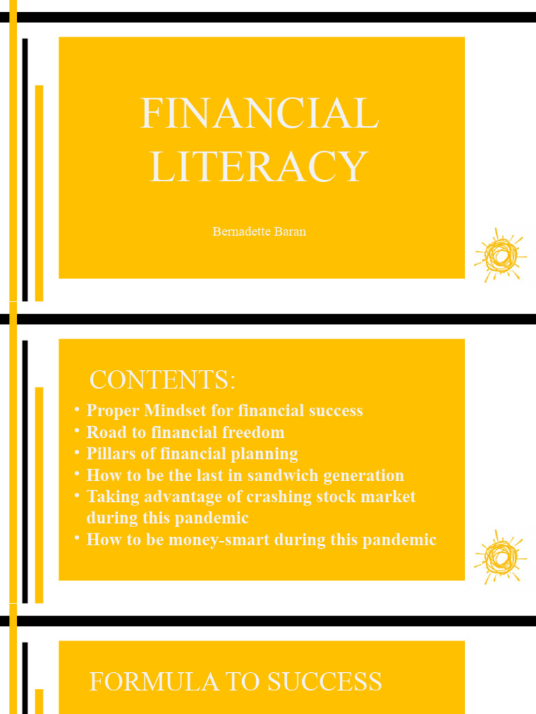 Financial Literacy | PDF