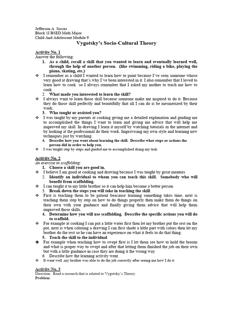 Child Module 9 Jheff | PDF | Wellness