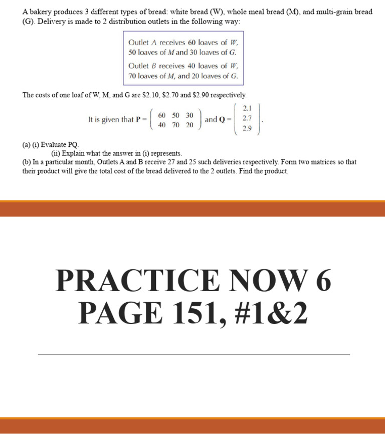 Application of Matrices | PDF