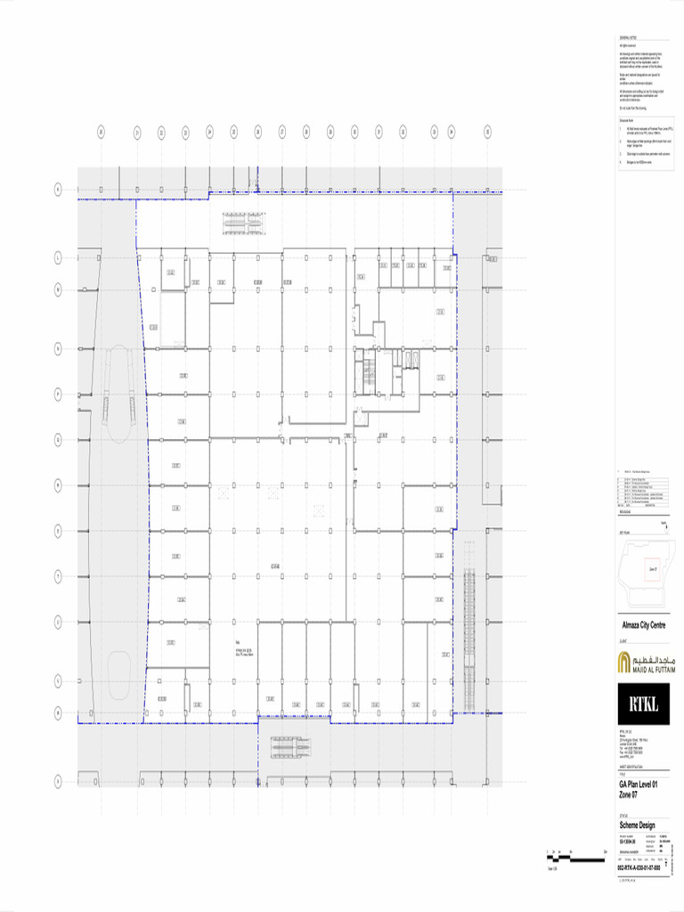 002-RTK-A-030-01-07-000 - GA Plan Level 01 Zone 07 | PDF