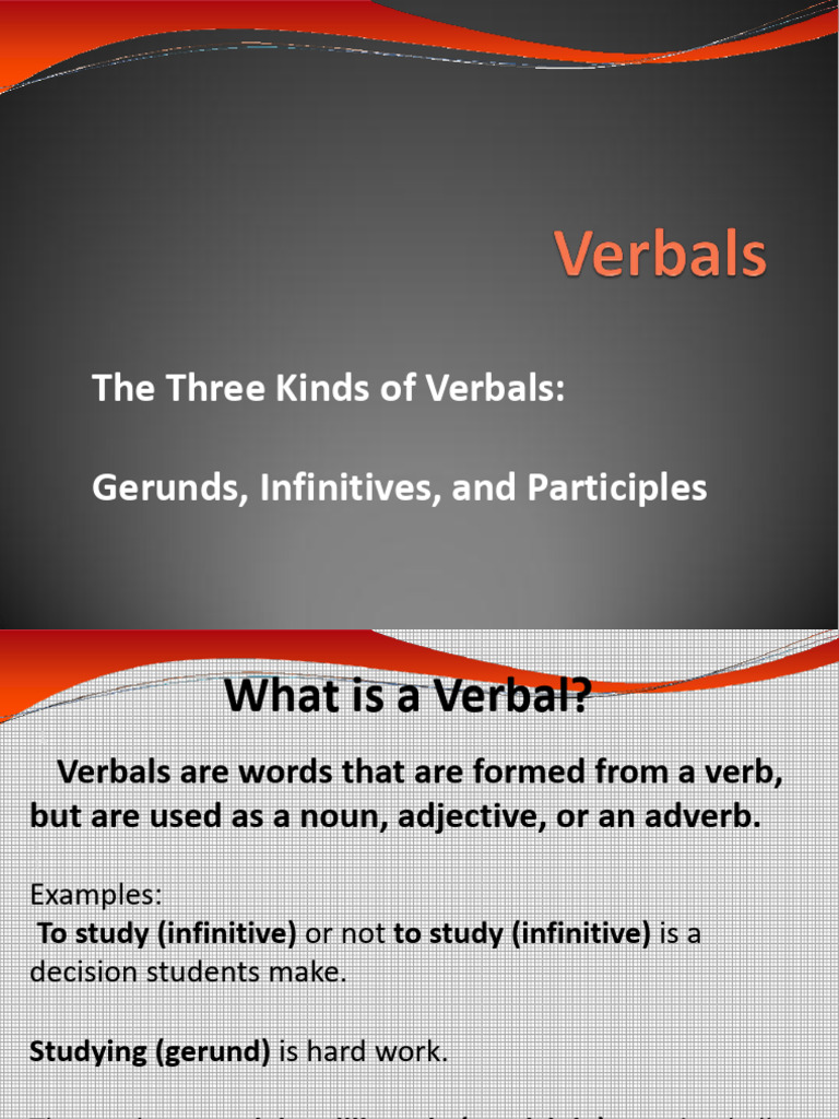 Verbals | PDF