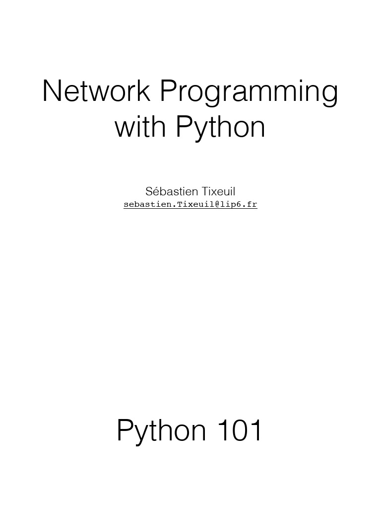 Python Network Programming Basics | PDF