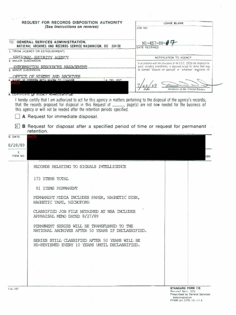 Sigint Operations Nsa | PDF | Government | National Security