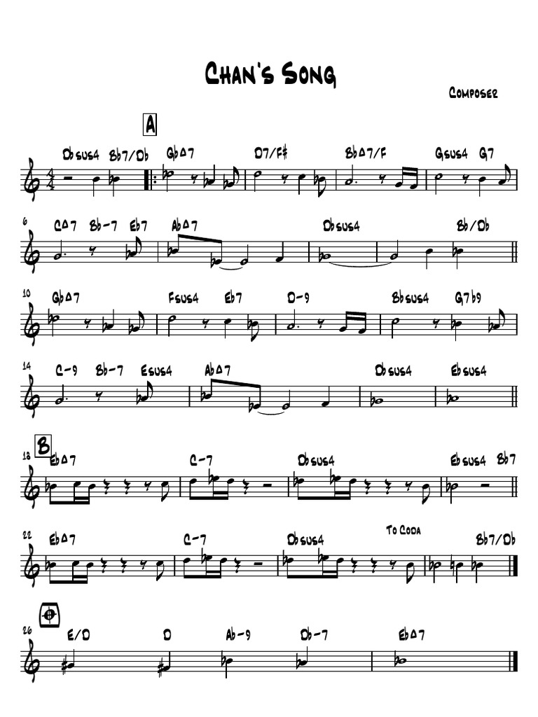 Chan's Song | PDF