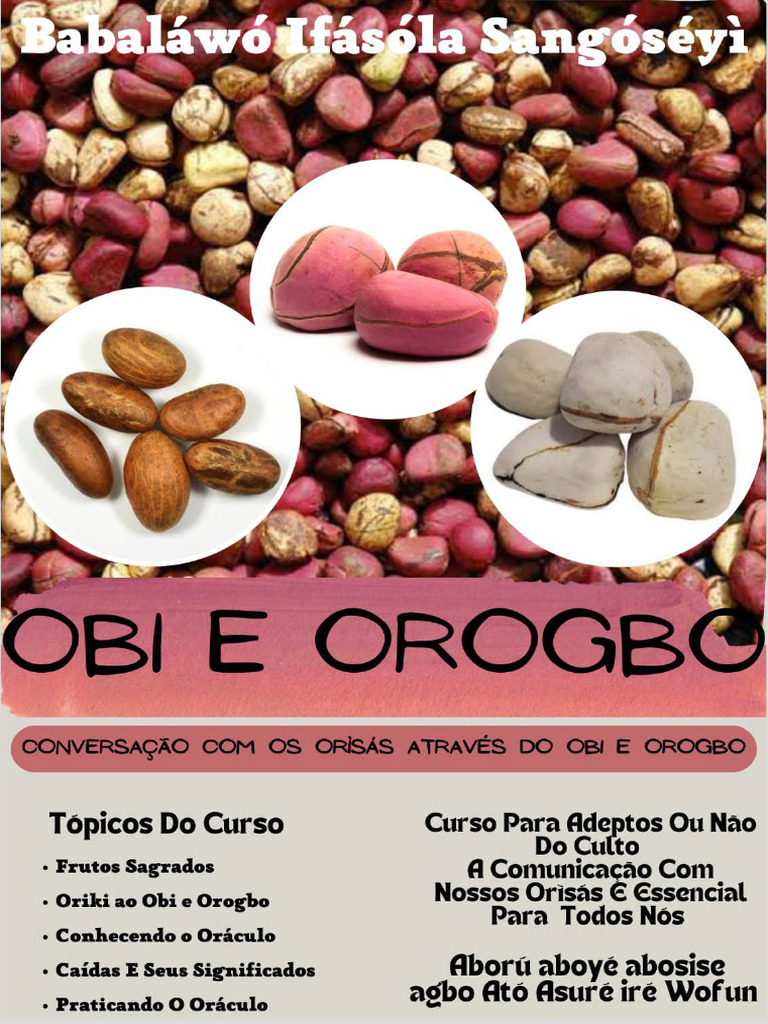 Uso del Obi en el Culto Yoruba | PDF | Artes del Lenguaje y Comunicación