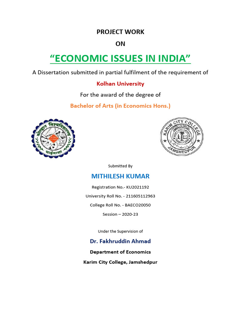 PROJECT WORK (1) | PDF