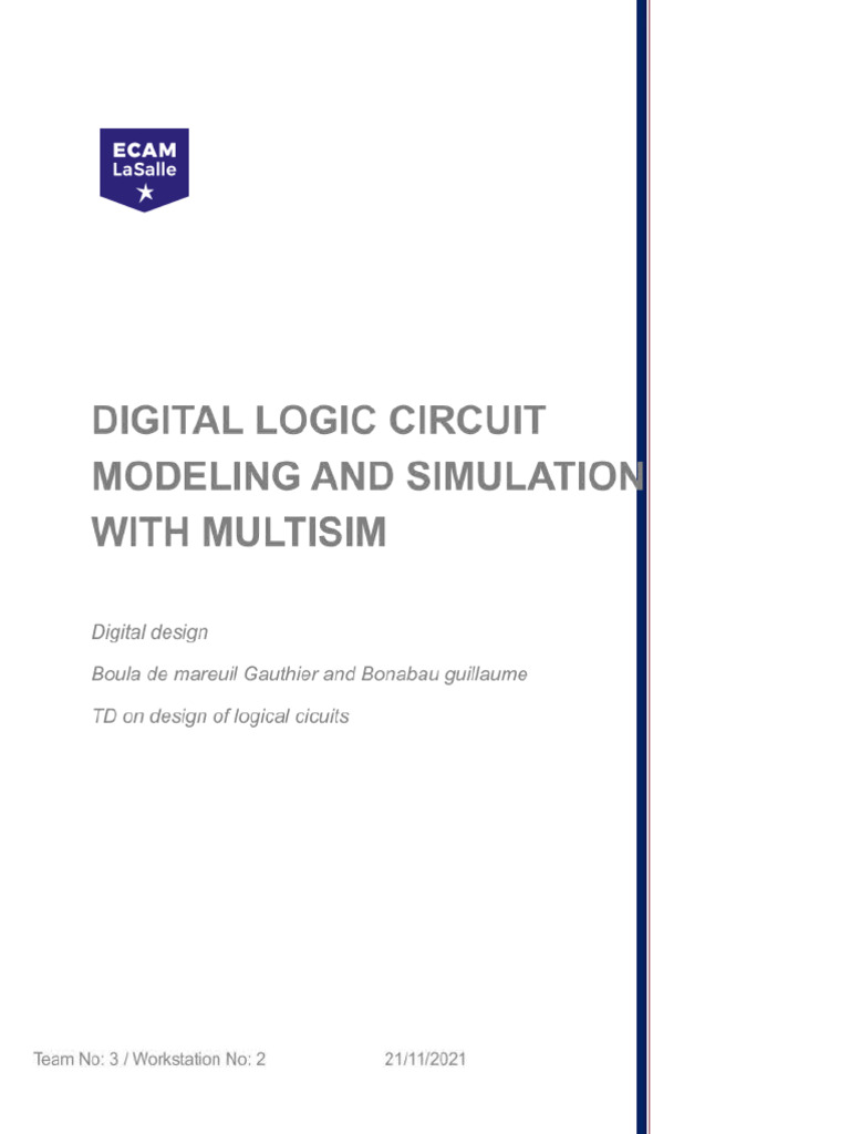 Lab Experiment Digital Design Final Pdf