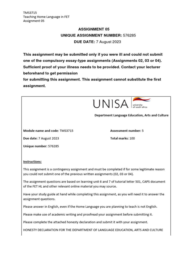 Assignment 05 | PDF
