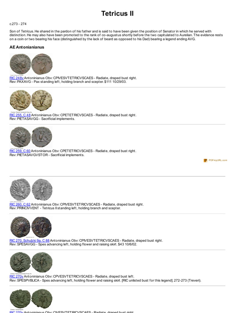 Tetricus II | PDF