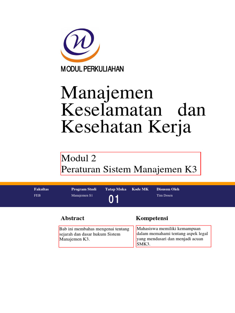 Modul 2 Dasar Hukum K3 | PDF