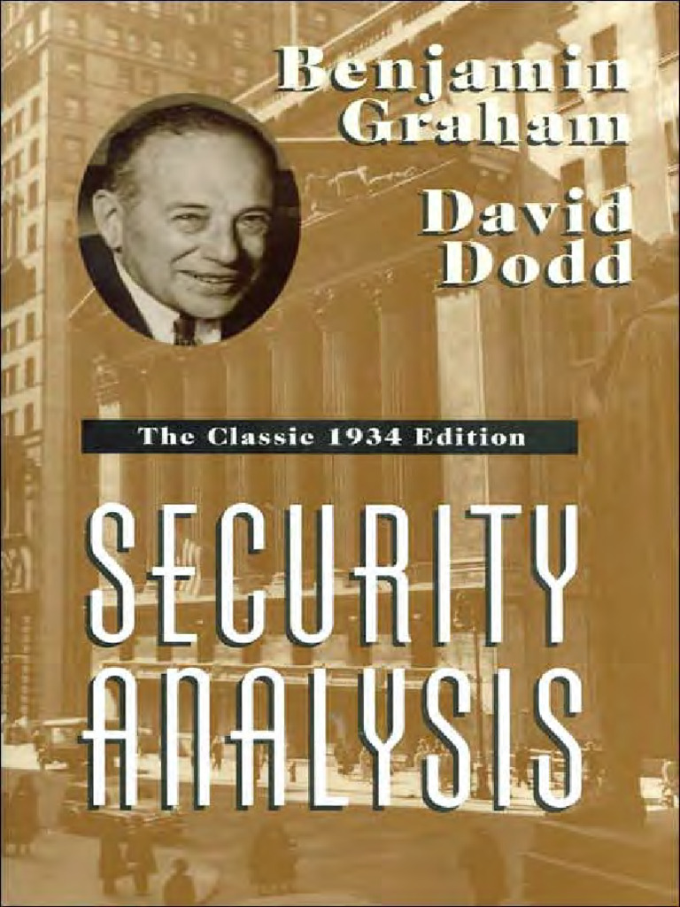 Benjamin Graham David Dodd - Security Analysis | PDF