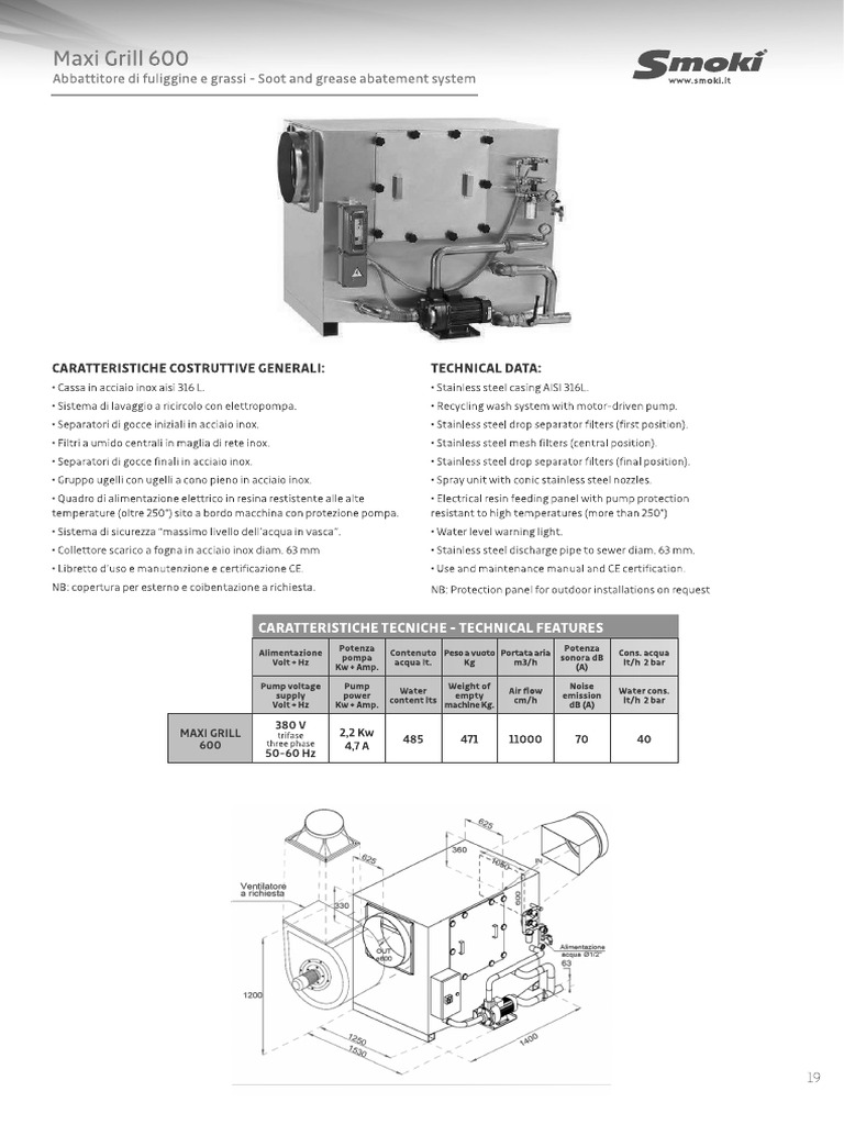 Smoki Maxgrill 600 | PDF