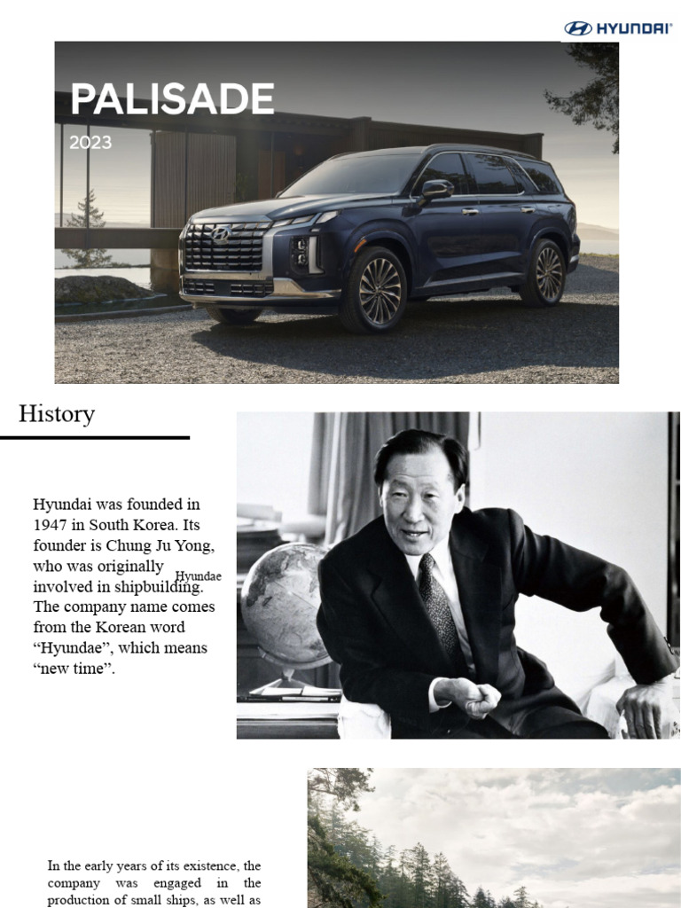 Hyundai: History and Founder Insights | PDF | Car | Vehicles