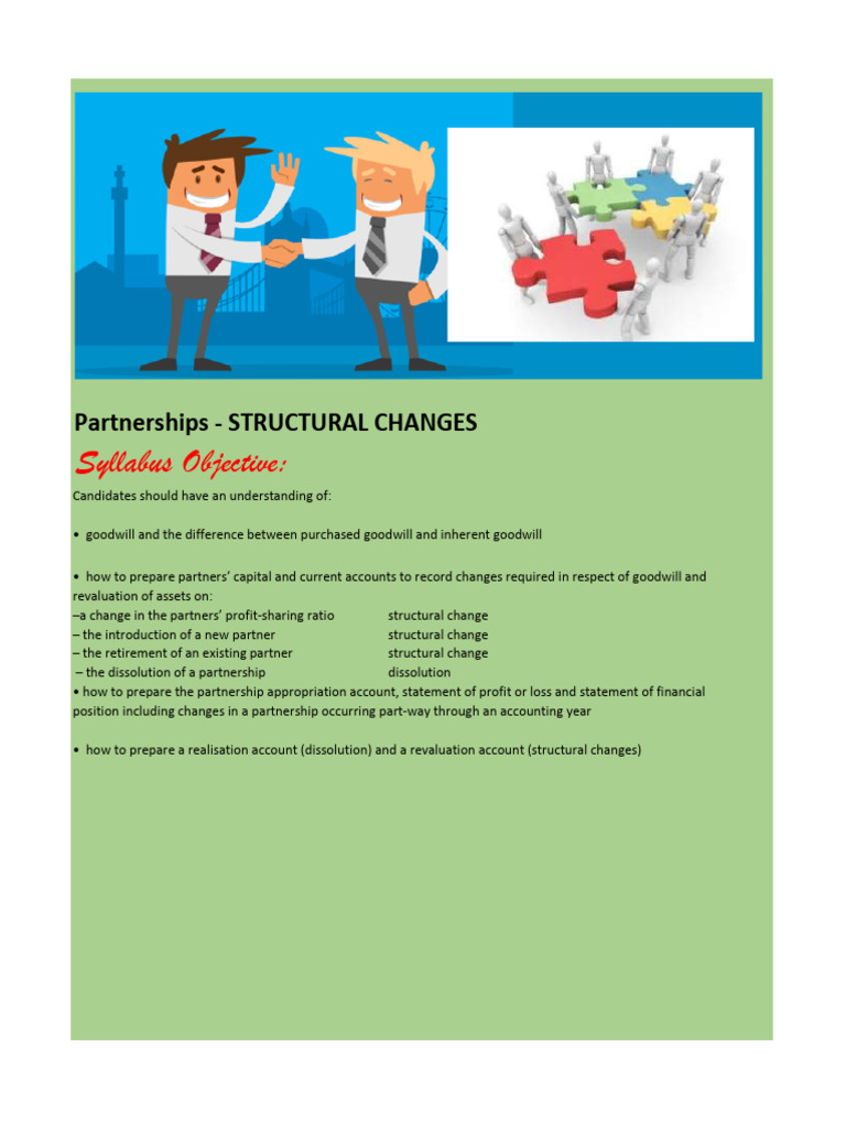 Notes - Partnership A Level Part 1 | PDF