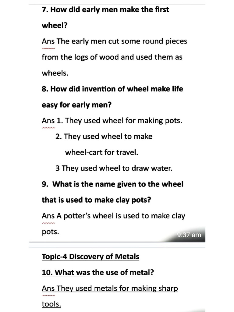 Class 3 S.Sci-5 | PDF