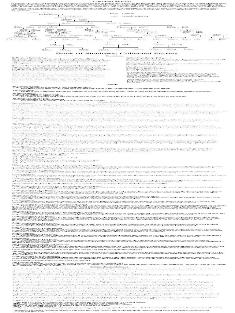 Charmed Reborn Family Tree | PDF
