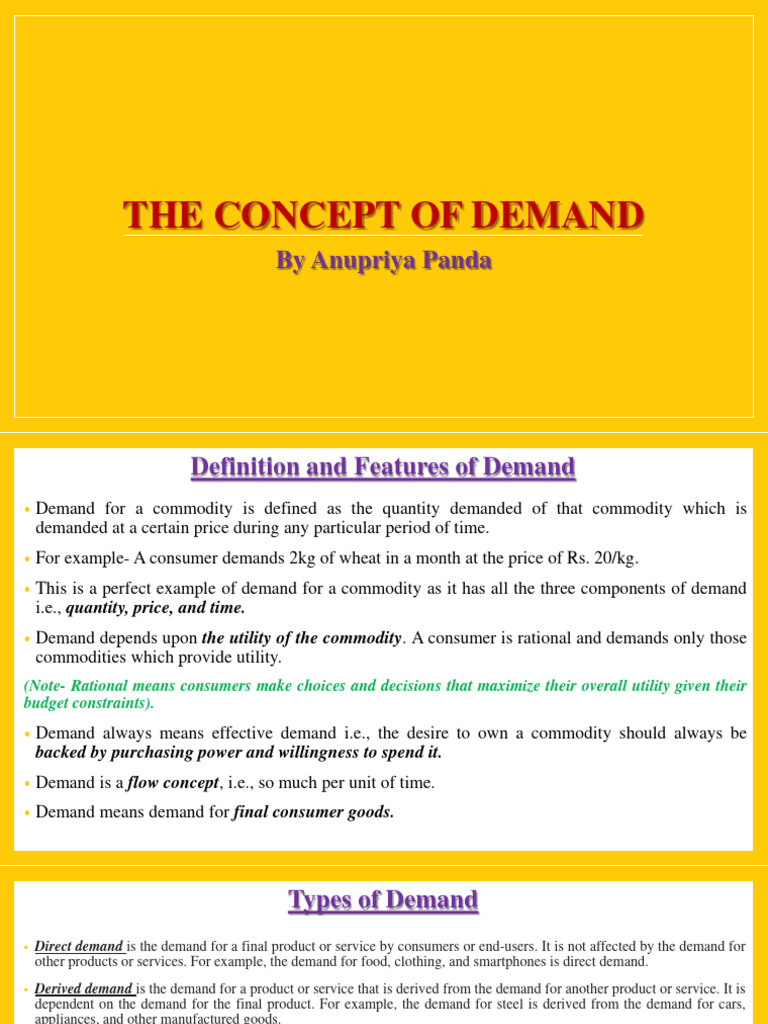 Demand Function | PDF