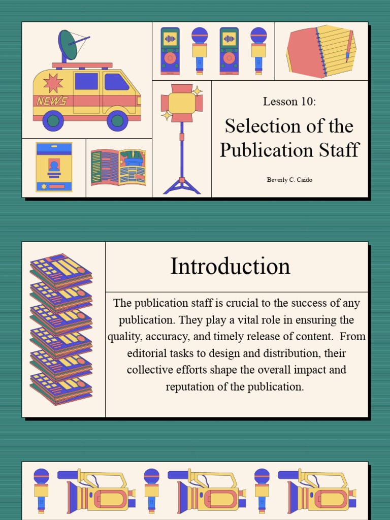 Selecting School Publication Staff | PDF | Editing | Page Layout