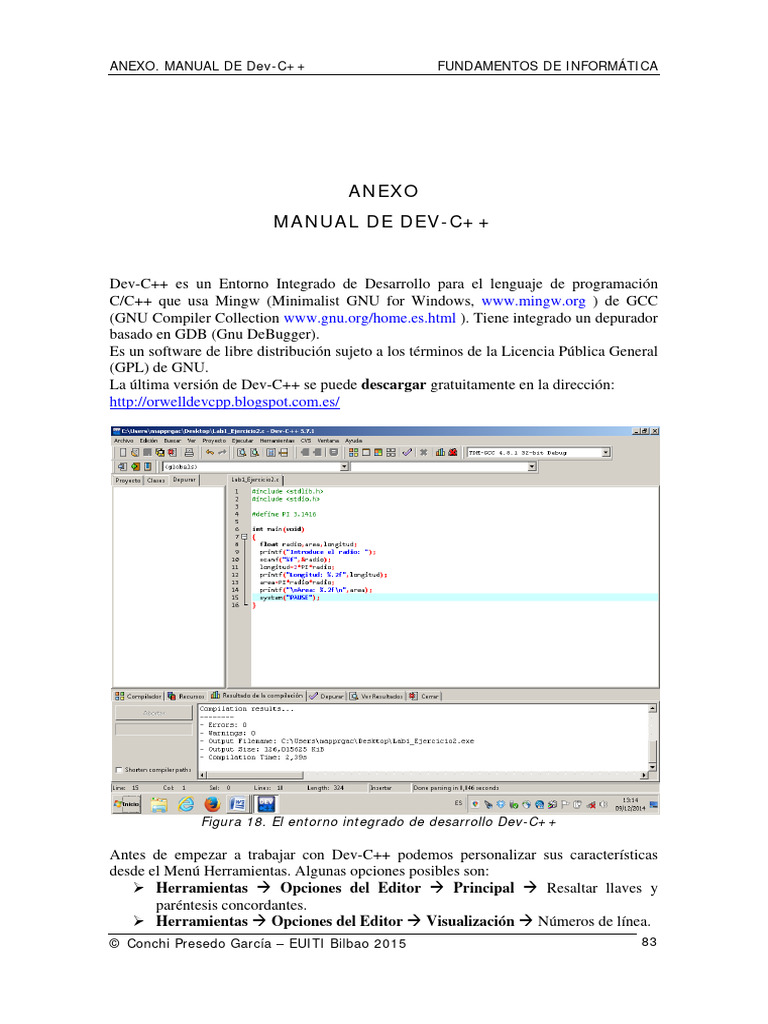 T1 Anexo - Manual - de - DevCpp | PDF | Tecnología e ingeniería