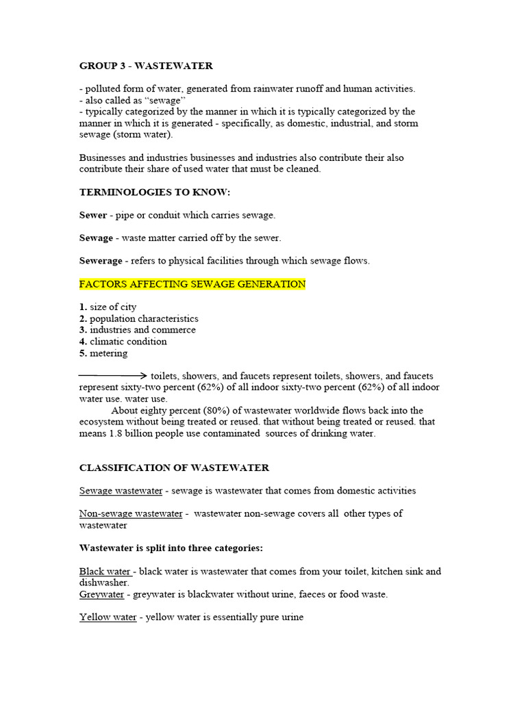 Wastewater PDF Reviewer | PDF