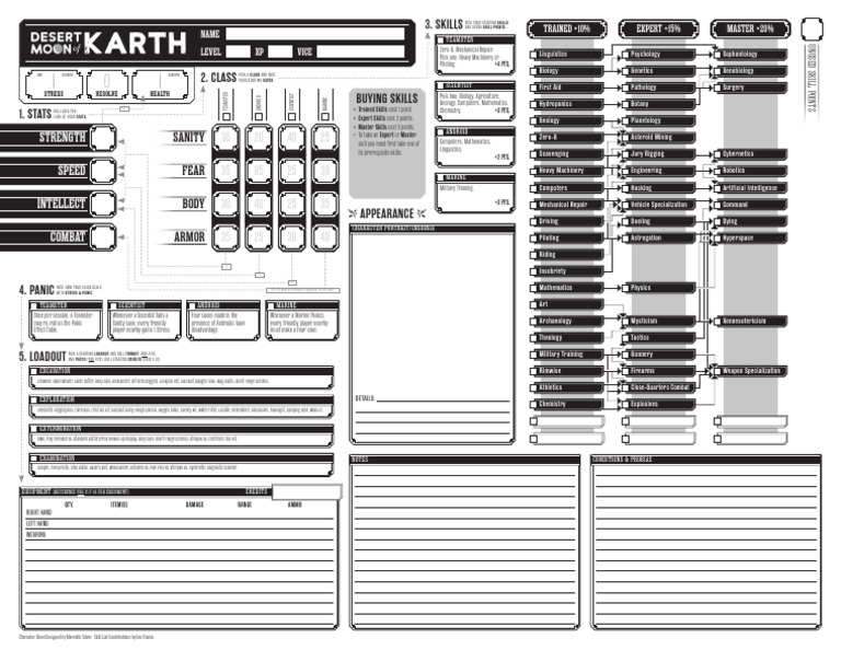 Dmok Character-Sheet v2 | PDF