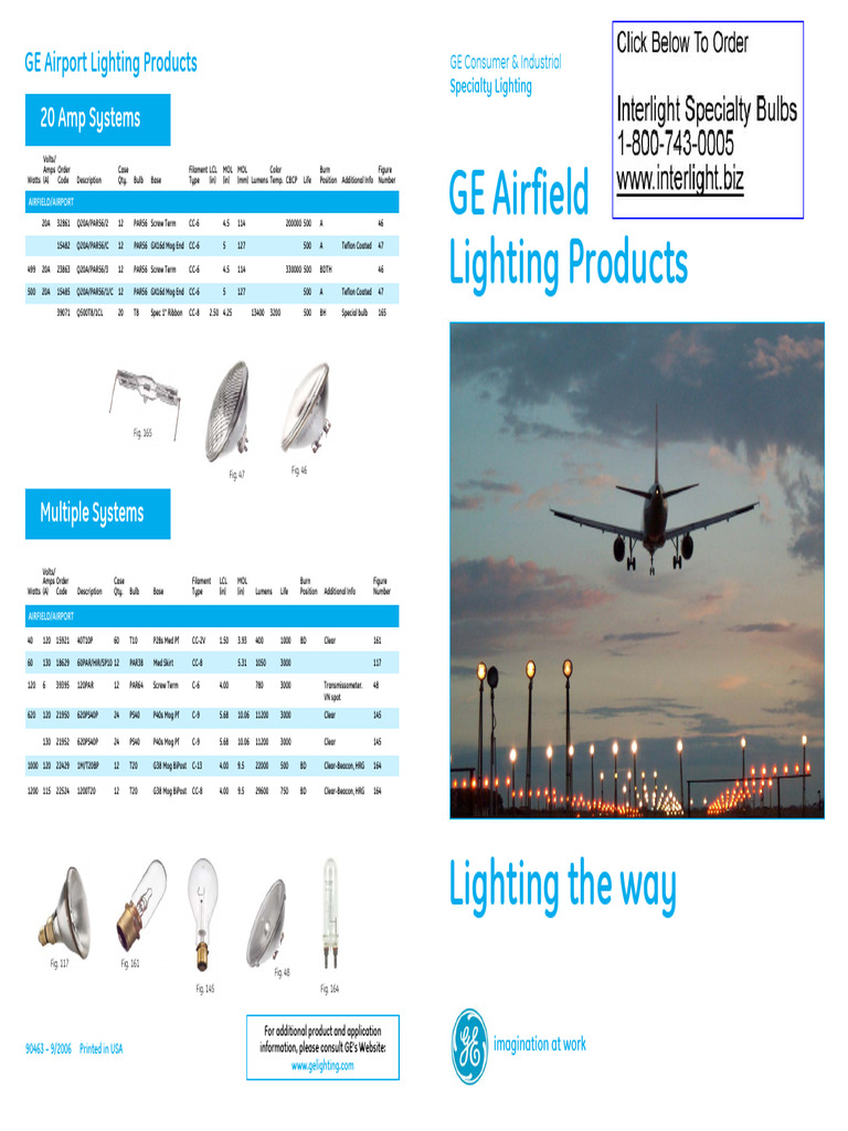 GE Airfield Airport Lighting | PDF