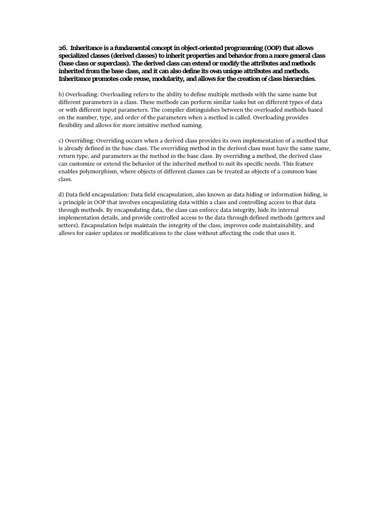 Explanation 2 | PDF | Method (Computer Programming) | Inheritance ... Explanation 2 | PDF | Method (Computer Programming) | Inheritance ...