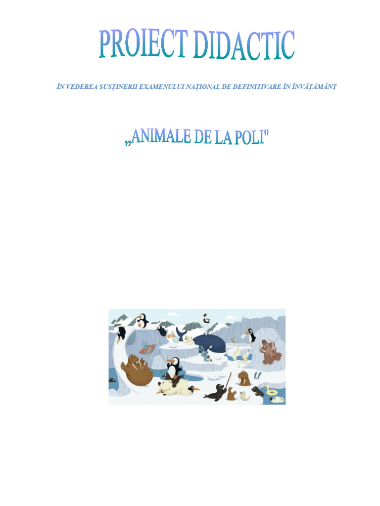 Proiect ALA I - Animale POLI | PDF