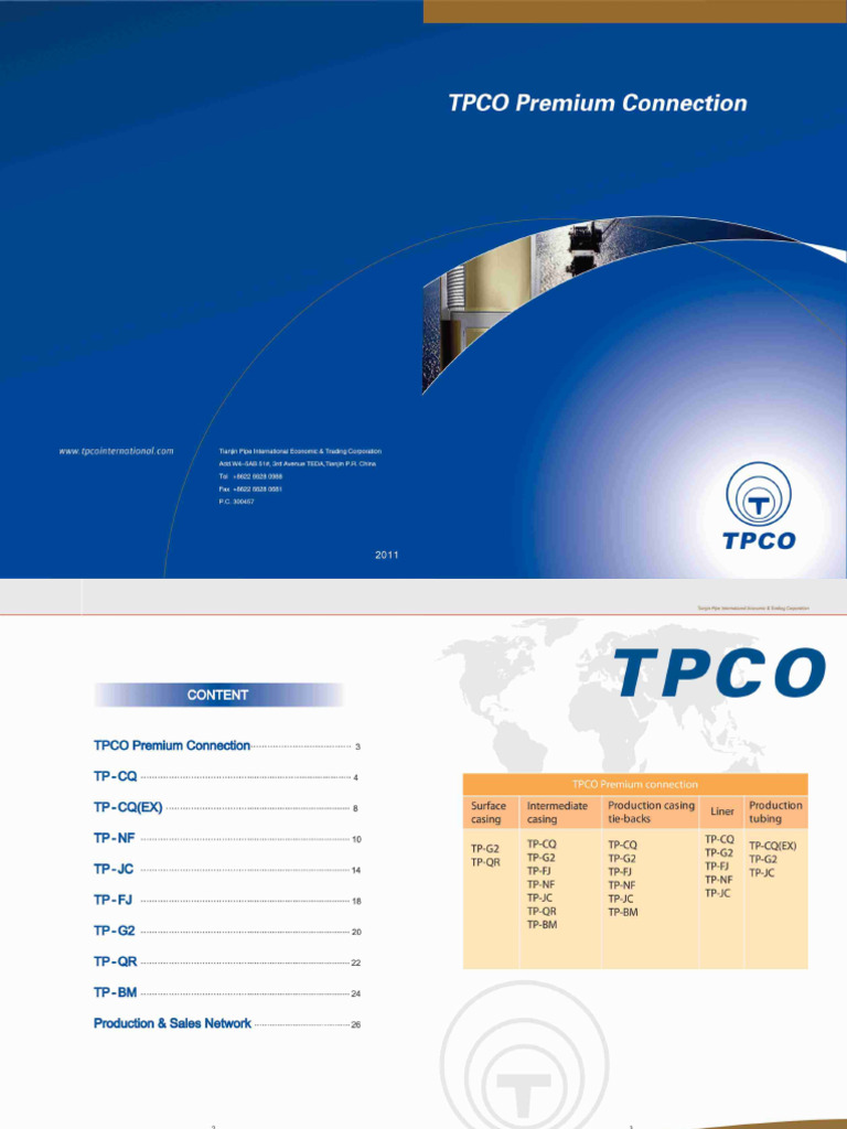 TPCQ Premium Connections Brochure | PDF