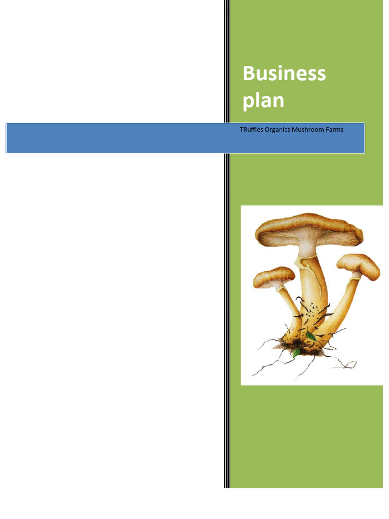 Mushroom Farming Business Plan | PDF | Edible Mushroom | Point Of Sale
