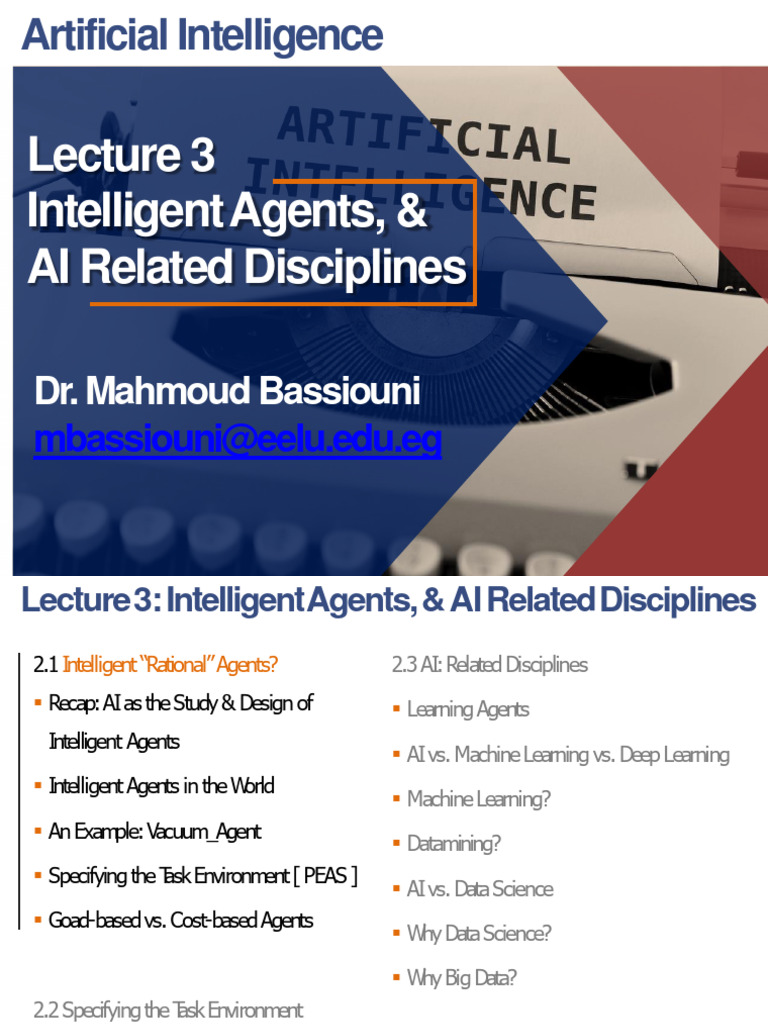 AI Lecture 3 | PDF | Artificial Intelligence | Intelligence (AI) & Semantics