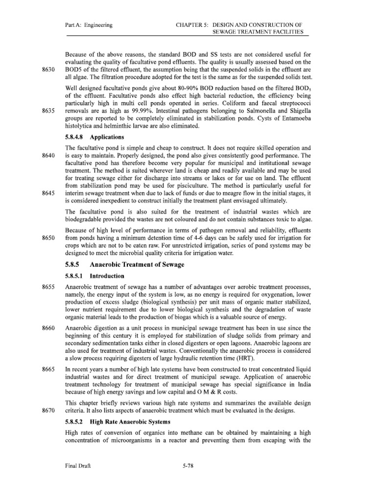 CPHEEO Anerobic System | PDF