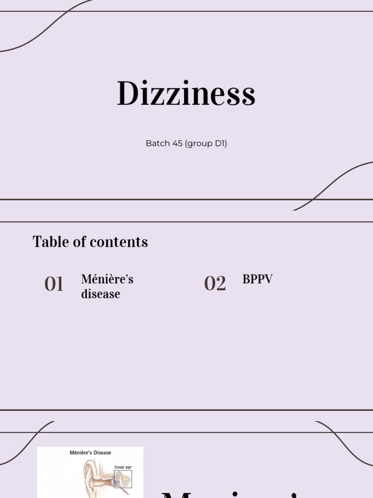 Dizziness | PDF