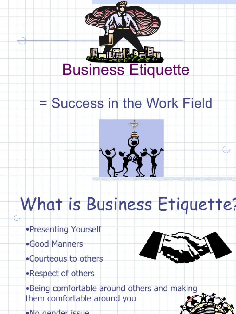 The Business Etiquette | PDF