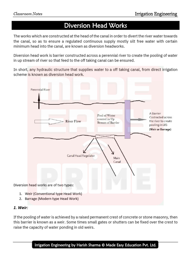 Irrigation Notes Notes | PDF