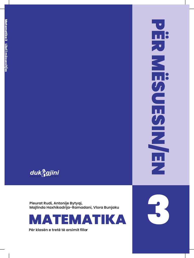 Matematika 3 Libri I Mesuesit | PDF