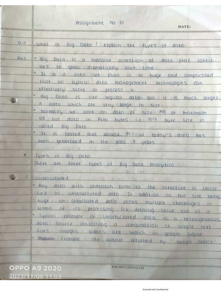 BDA Assignments | PDF