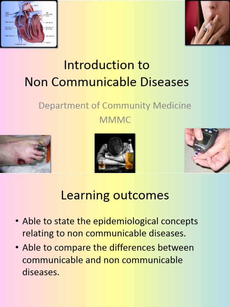 Non-Communicabe Diseases | PDF | Non Communicable Disease | Preventive ...