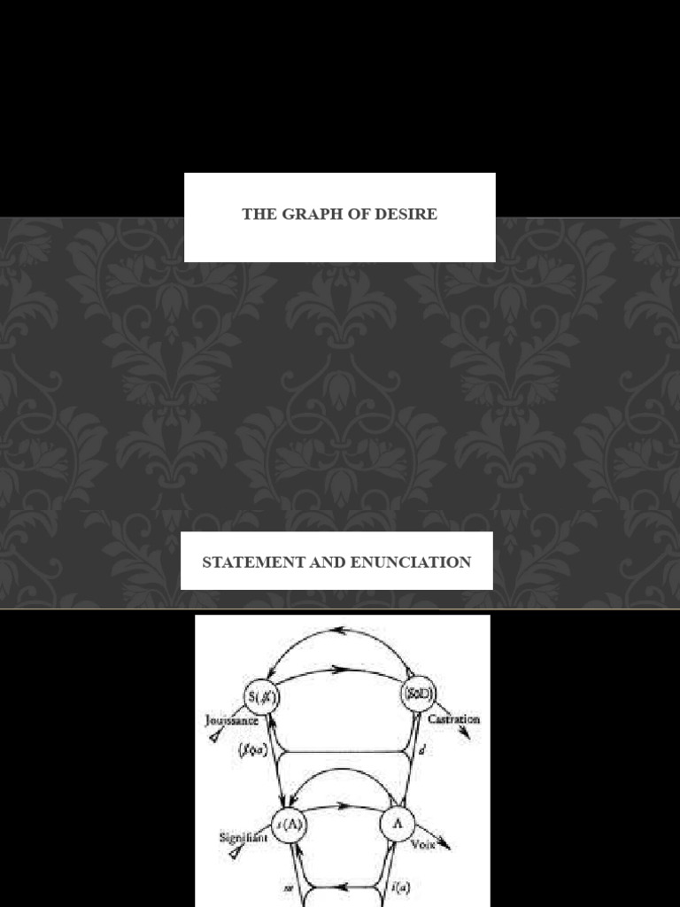 The Graph of Desire - Statement and Enunciation | PDF | Jacques Lacan ...