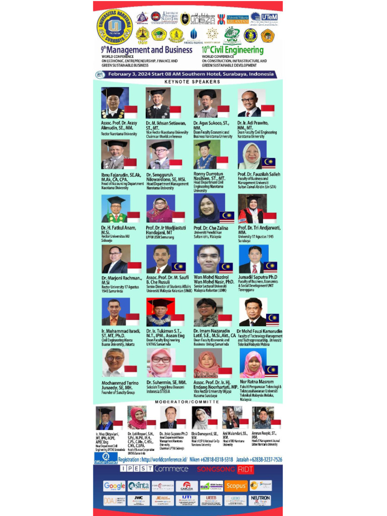 World Conference Agenda - Surabaya 2024 | PDF